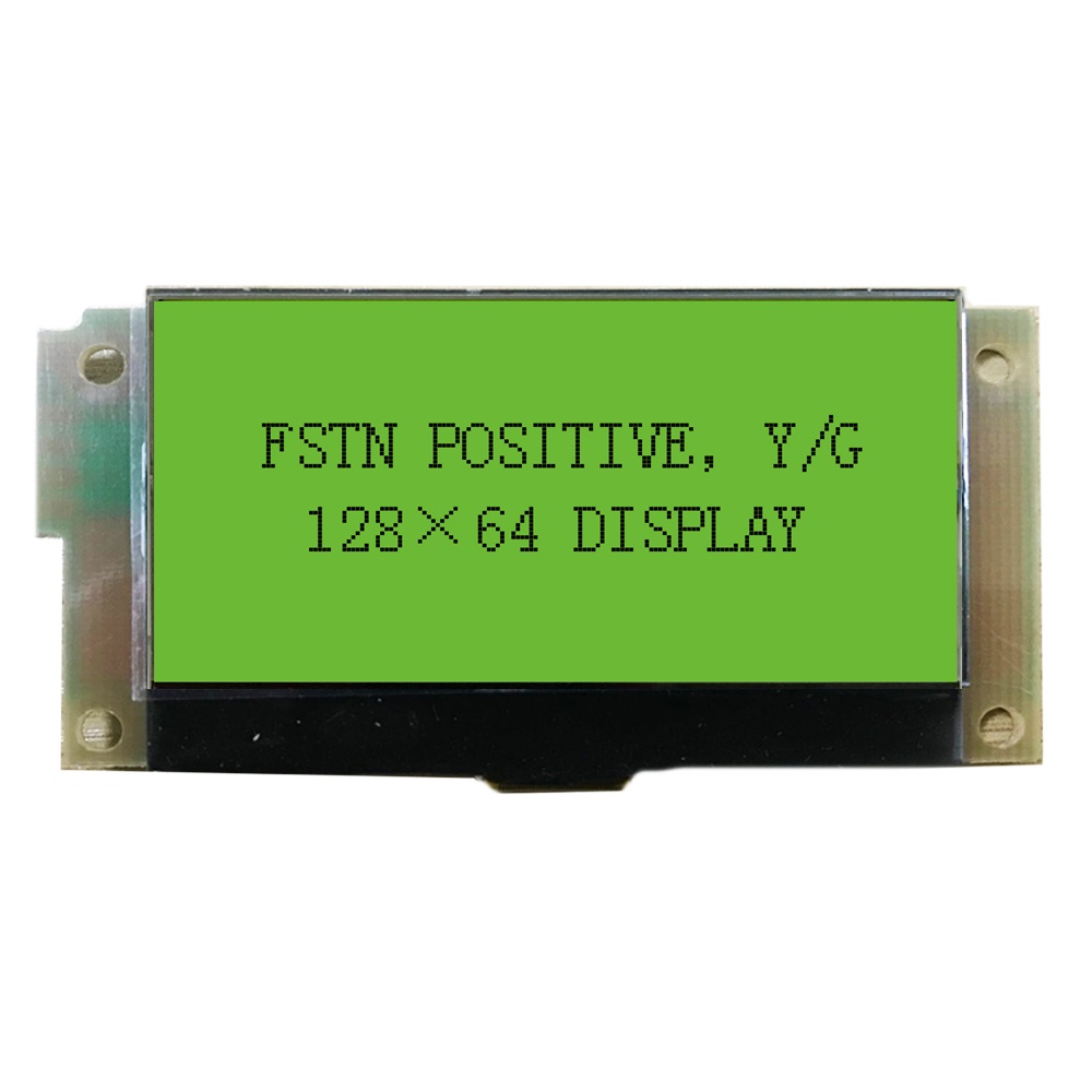 128x64 Graphic FSTN Positive mode monochrome lcd display module for consumer electronics